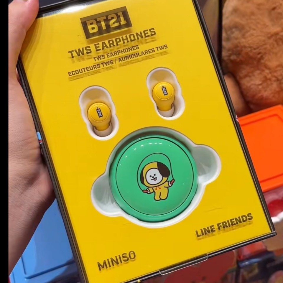 BT21 TWS Earphones Bluetooth Wireless Collect Miniso CHIMMY Express ...