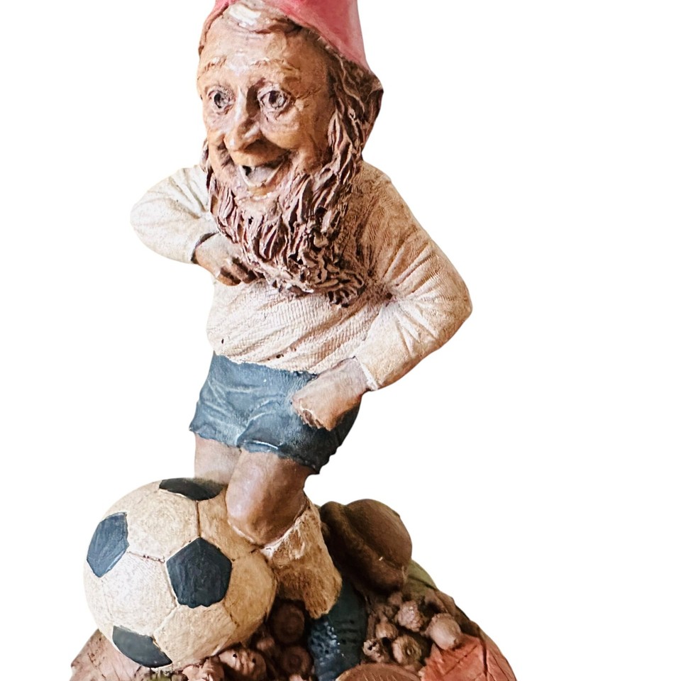 Vtg 1991 Tom Clark Gnome "Charlie" Scoccer Player hand signed | eBay