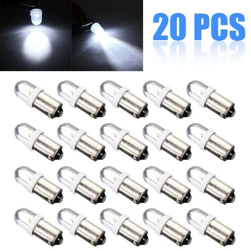 20pcs White BA9S LED Interior Panel Instrument Light 1815 1895 Dash ...