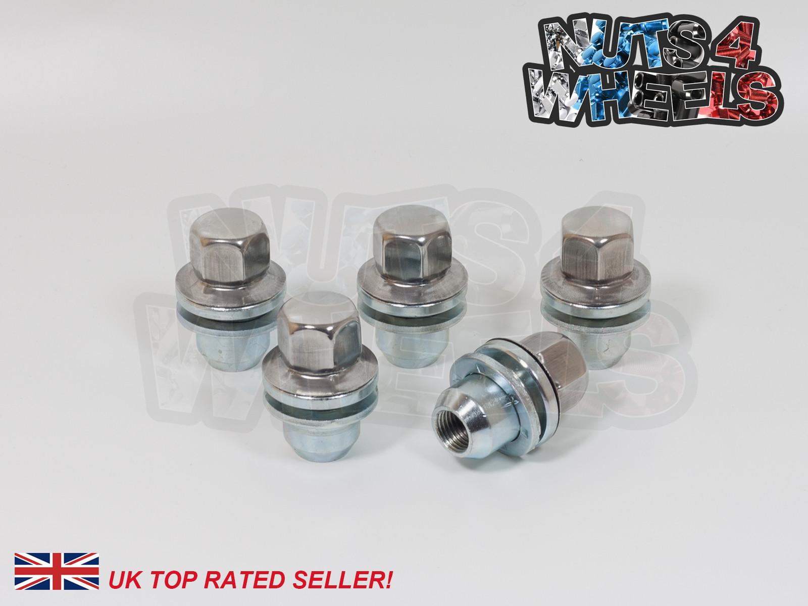 5 x STAINLESS ALLOY WHEEL NUTS SET fit Range Rover Sport NUTS RRD500510 ...