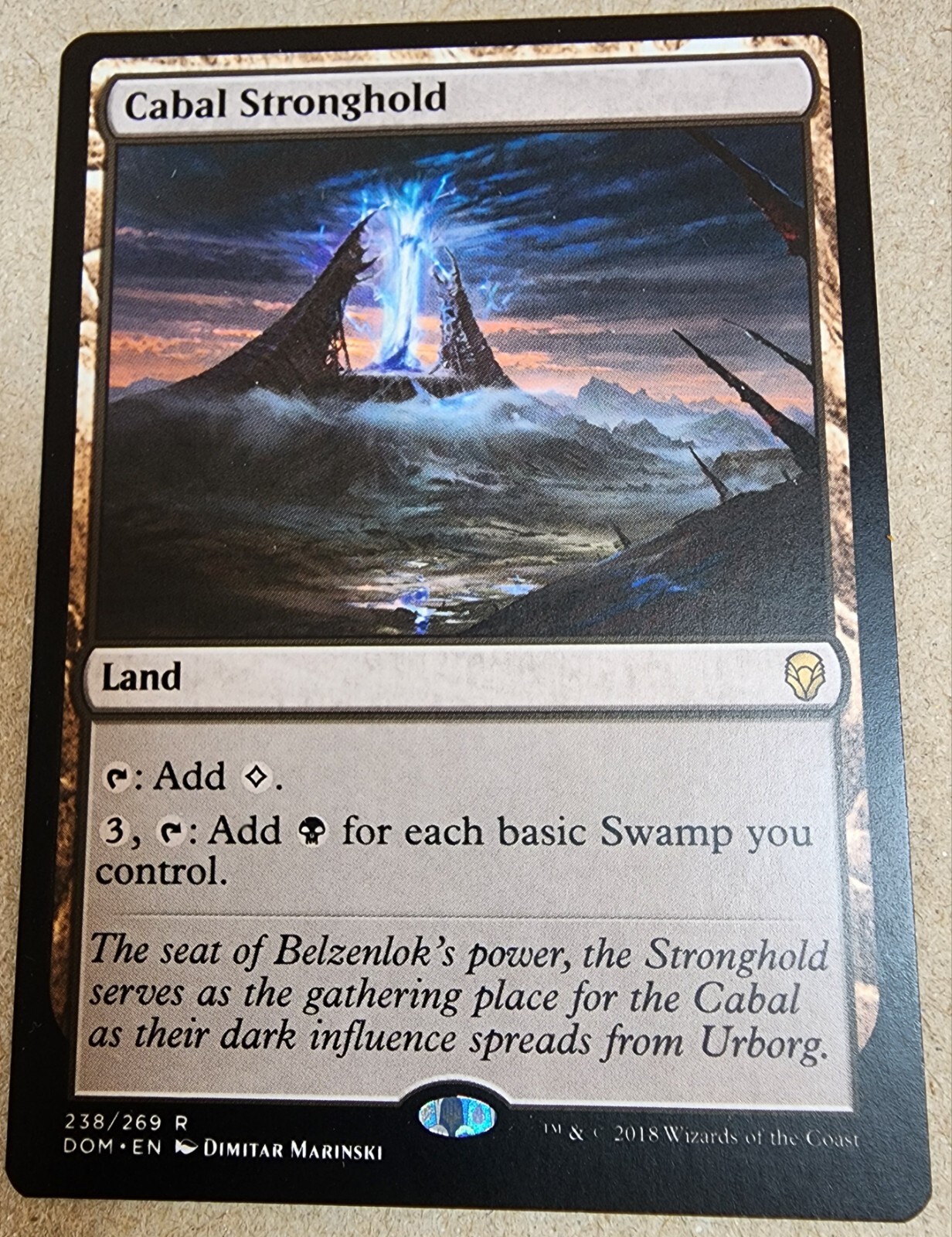 Cabal Stronghold - Dominaria Regular - Mtg | eBay