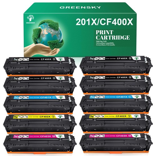 10P High Yield CF400X 201X combo Toner Set For HP Color Laser Jet Pro ...
