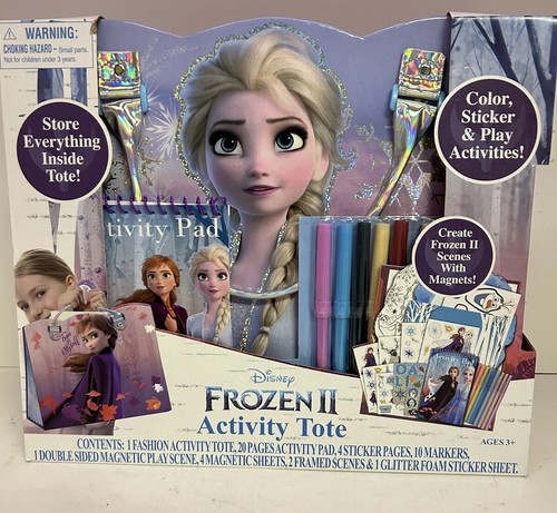 New Activity Tote Disney Frozen II w/20 Activity Pages, 4 Sticker Pages ...
