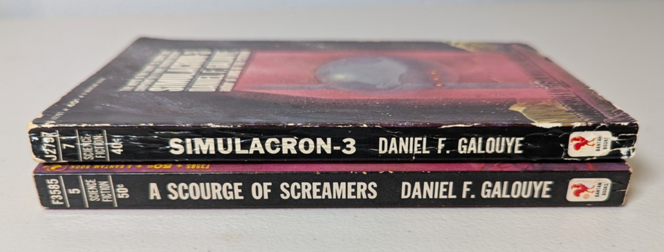 Simulacron 3 & Scourge of Screamers by Daniel F. Galouye - Bantam SF Paperbacks | eBay