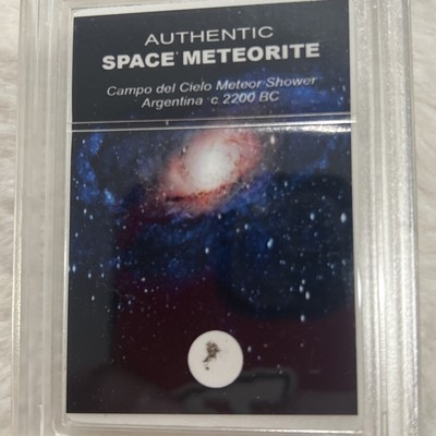 Genuine Authentic Space Meteorite from Campo del Cielo Meteor Shower ...