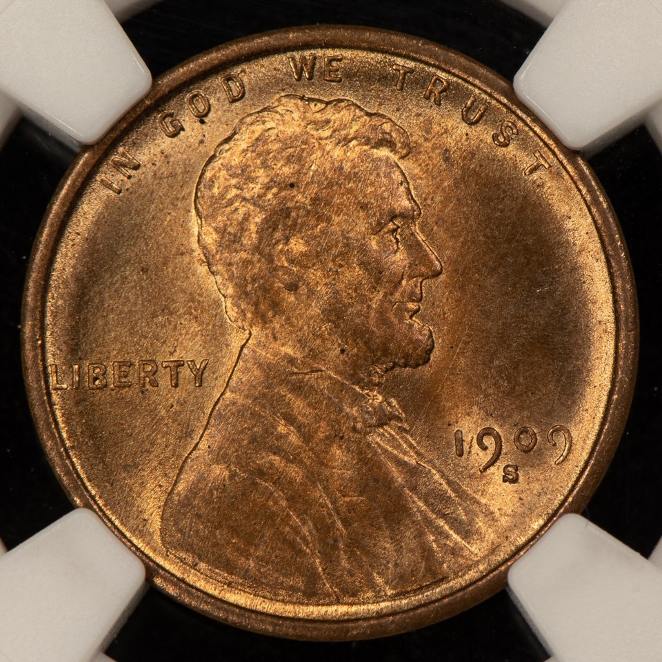 1909-S 1c Lincoln Wheat Small Cent - Looks Red - NGC MS 65 RB - VIDEO ...
