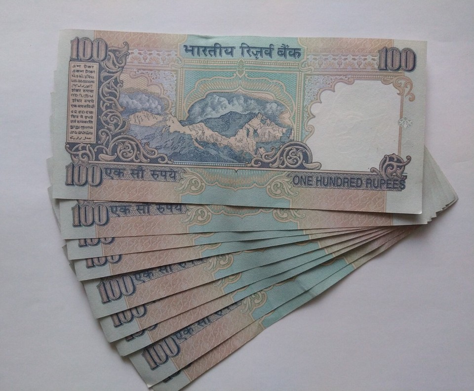 INDIAN ₹100 RUPEE BANKNOTE 1996 | Mahatma Gandhi Series | Old Indian ...