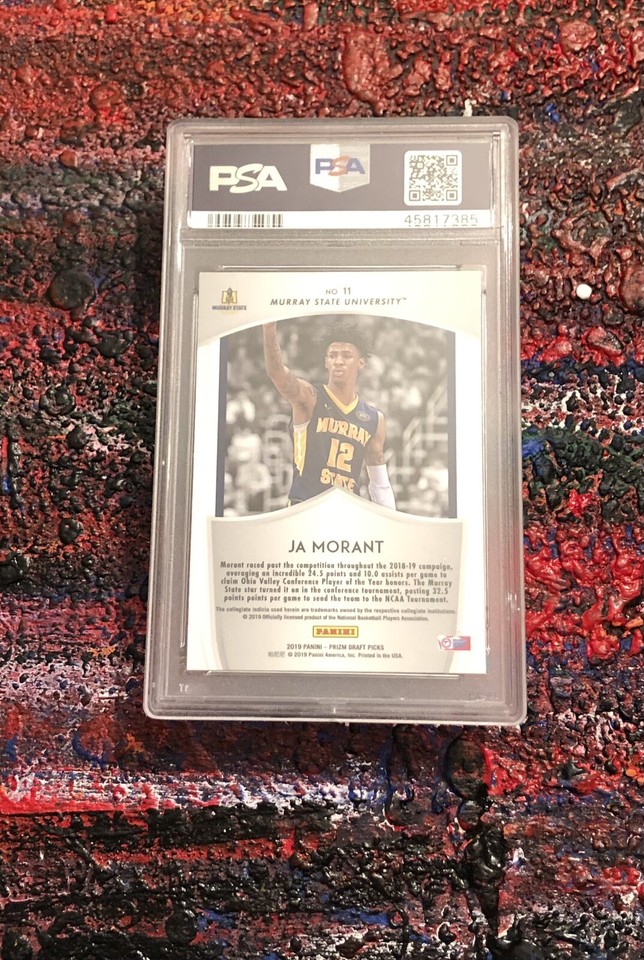 2019-20 Prizm DP Ja Morant Crusade Rookie RC #11 PSA 10 Gem MInt (52 ...