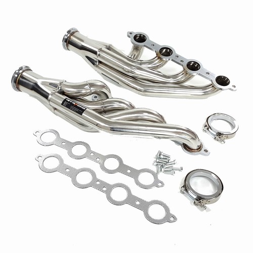 Turbo Manifold Headers For Chevy LS1 LS2 LS3 LS6 LSX For GM V8 4.8L 5 ...
