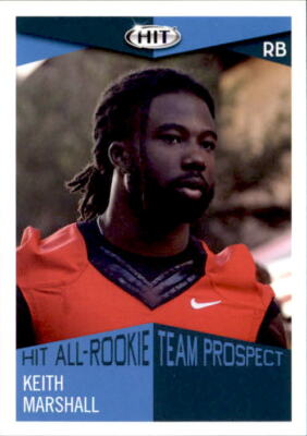 Keith Marshall 2016 Sage Hit All Rookie Team Prospect Card #58 | eBay