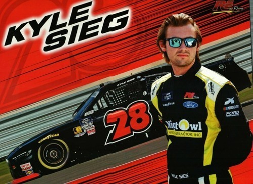 2025 KYLE SIEG #28 NASCAR XFINITY SERIES"NIGHTOWL" POSTCARD!! | eBay