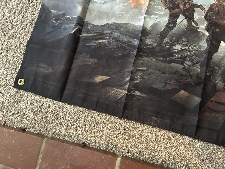 EA DiCE BF STUDiOS BATTLEFiELD 6 BANNER FLAG 3 x 5 ft. PAX ARMATA NATO ...
