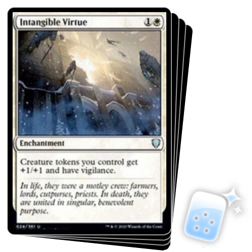 INTANGIBLE VIRTUE X4 Commander Legends Magic MTG MINT CARD | eBay