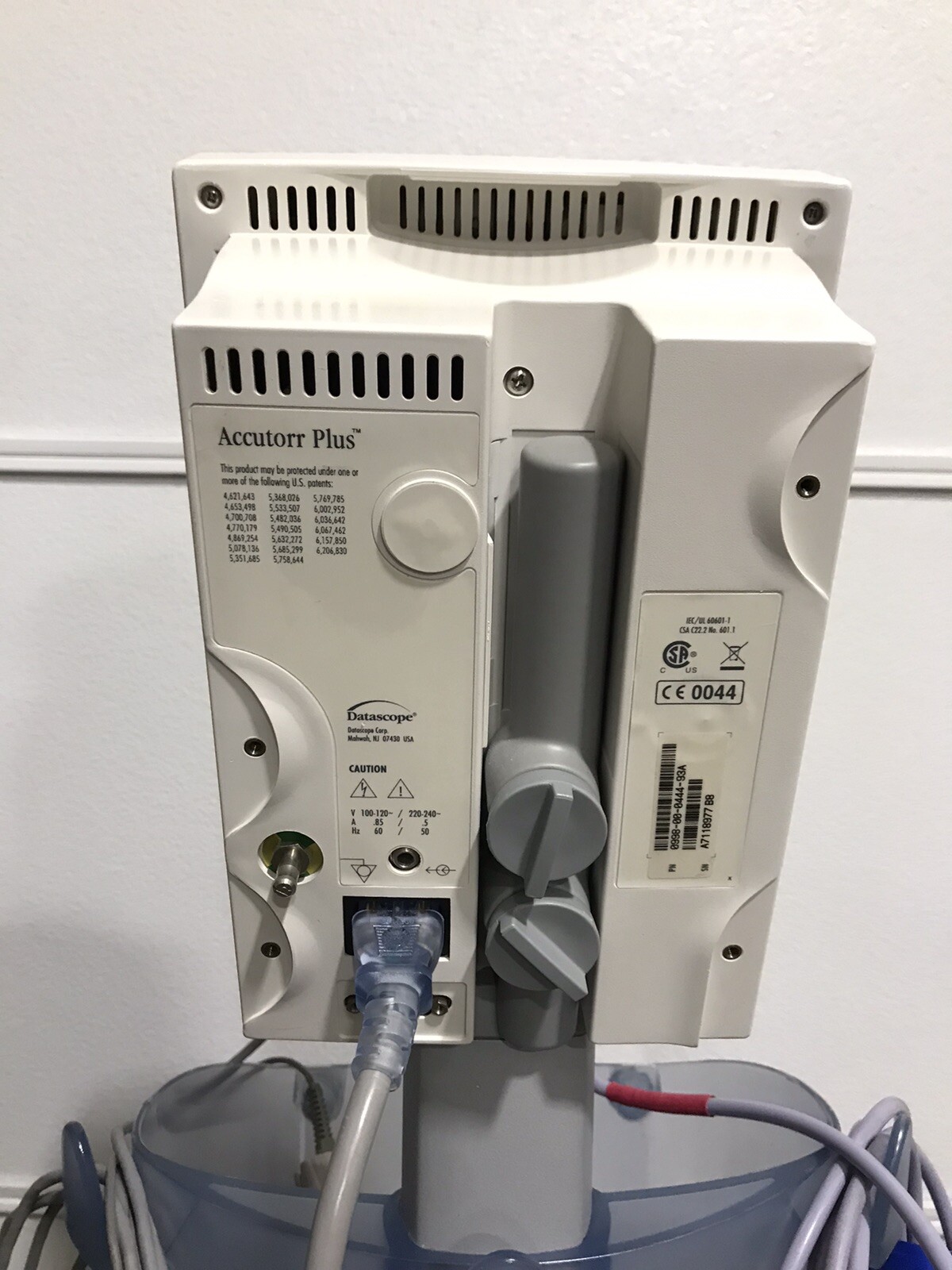 DataScope Mindray Accutorr Plus Blood Pressure Vital Signs Monitor NIBP ...