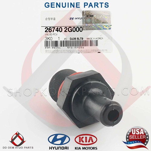Genuine OEM 26740-2G000 VALVE-PCV 267402G000 for select HYUNDAI KIA ...