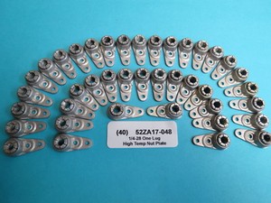 1/4-28 High Temp 1 Lug Anchor Nut Plates 52ZA17-048 (40 ea) Aircraft ...