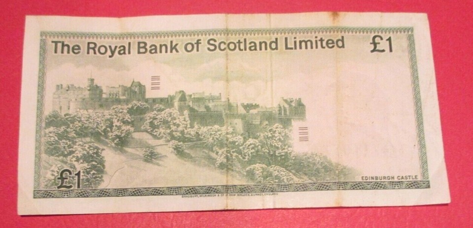 Royal Bank of Scotland One Pound Note 1975 Circulated | eBay