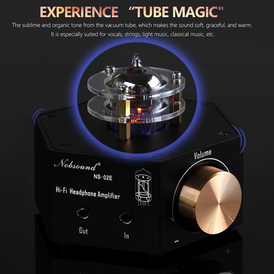 Nobsound Mini Vacuum Tube Headphone Amplifier HiFi Stereo Amp Best ...