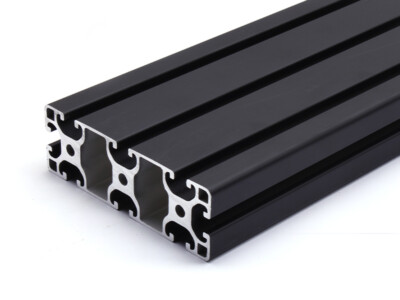 Aluminum profile black 40x120 L I type slot 8 light Alu (70,90£/m,min.1 ...