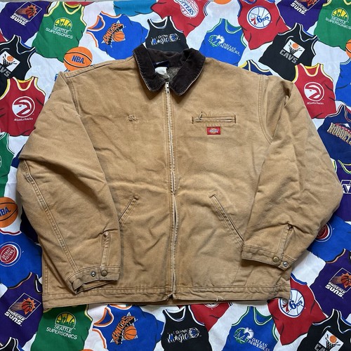 Vintage Dickies Detroit Style Blanket Lined Duck Canvas Work Jacket ...