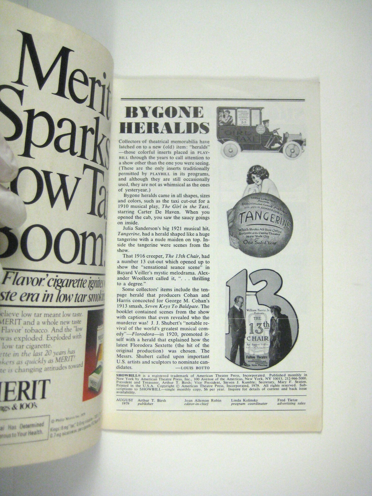 Getting My Act Together Showbill 1979 Gretchen Cryer Nancy Ford Betty ...