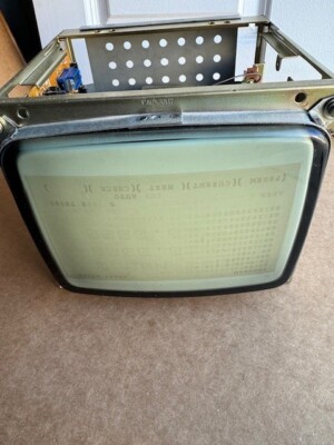 FANUC SERIES 21-M TYPE D9MM-11A CRT DISPLAY MODULE A02B-0210-C111 A61L ...