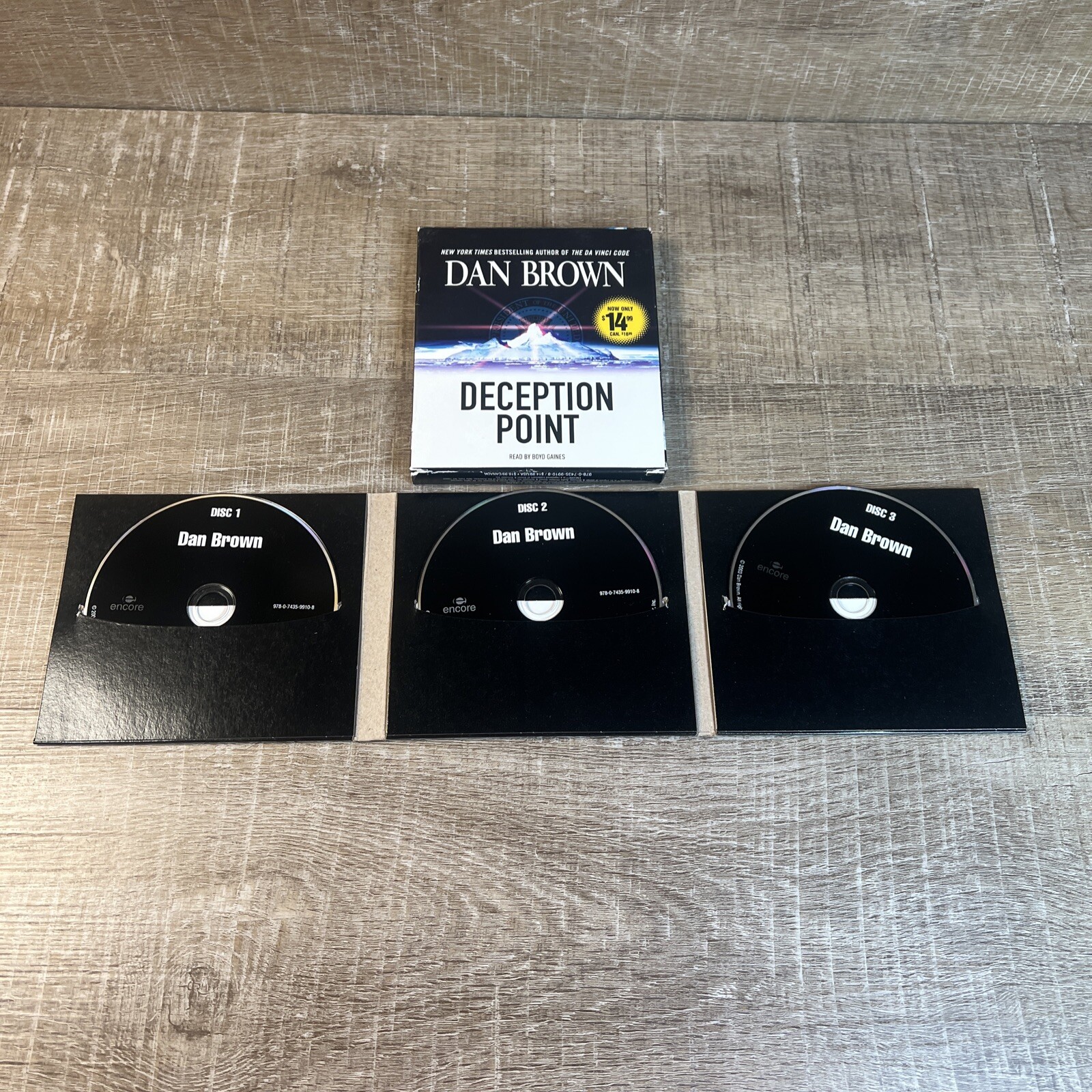 Deception Point by Dan Brown 2010 Audiobook 5 Compact Disc Book CD ...