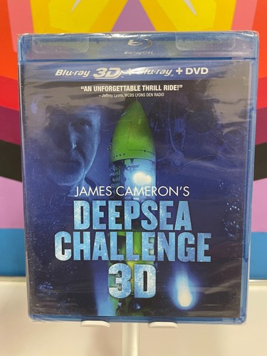 Deepsea Challenge 3D BLU-RAY + DVD James Cameron Masterpiece - New ...