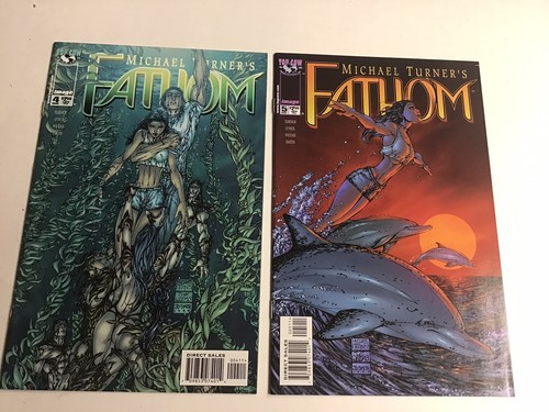 Fathom Vol 1 #4 #5 By Michael Turner Bill O'Neil Variant A Top Cow ...
