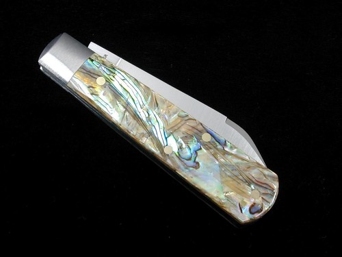 DOLLAR KNIFE CO ABALONE JACK KNIFE BY COOPER CUTLERY SCHATT & MORGAN ...