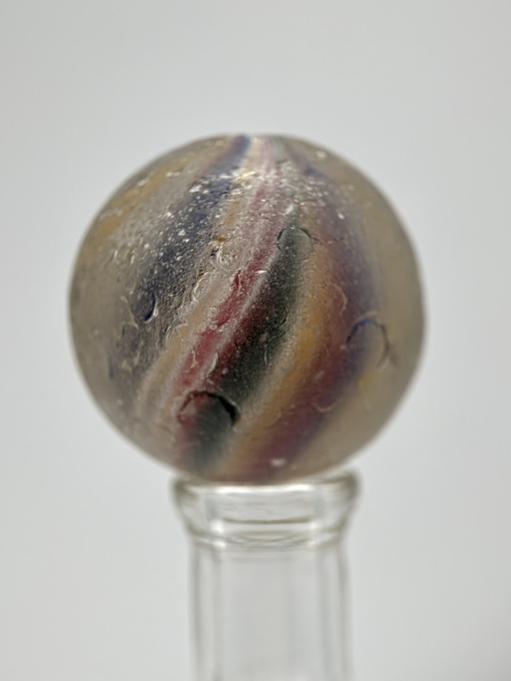 Colorful German Handmade Solid Core Swirl Marble 1.39” Collectible ...