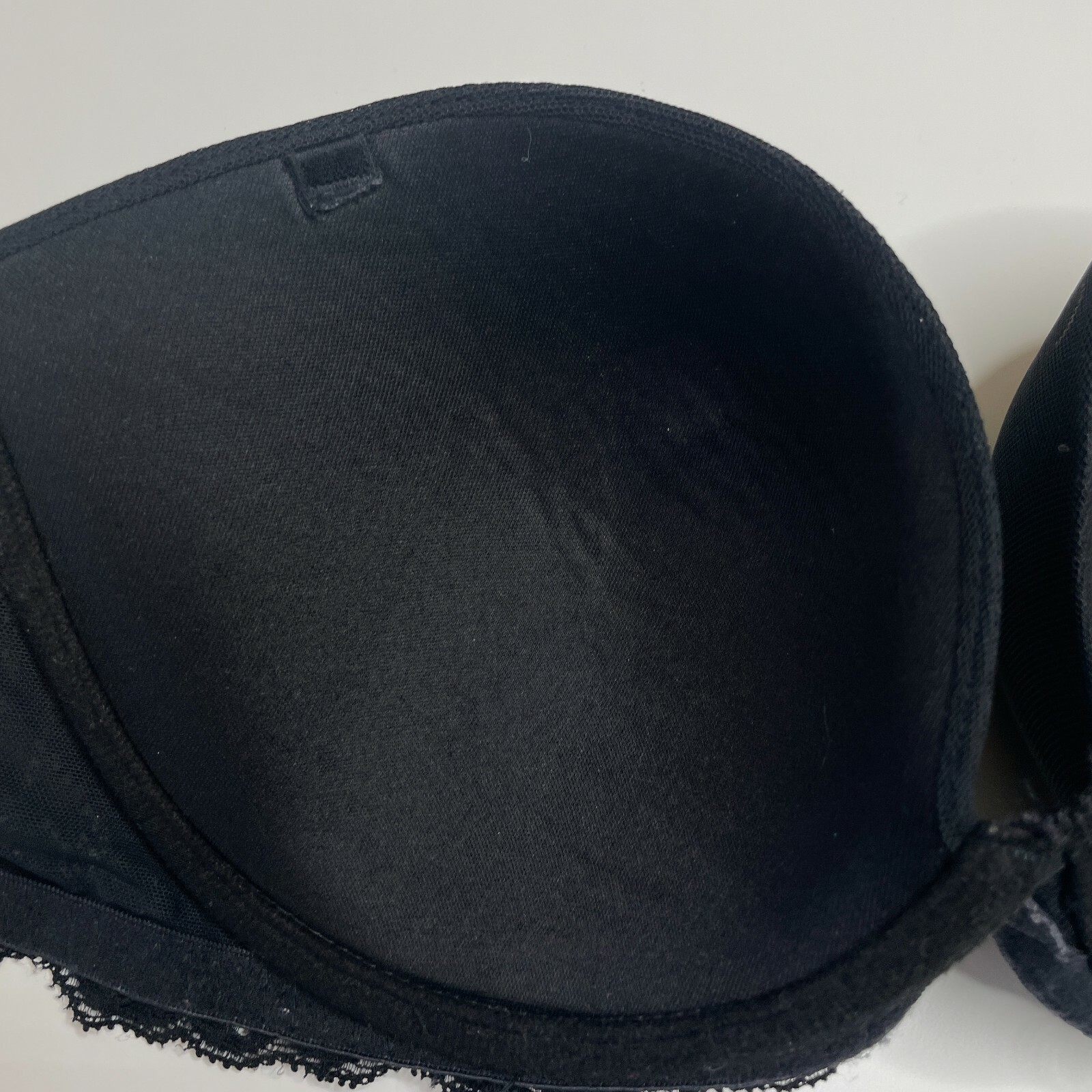 Natori Strapless Bra 32DD Underwire Lace Overlay Padded Cup Black | eBay