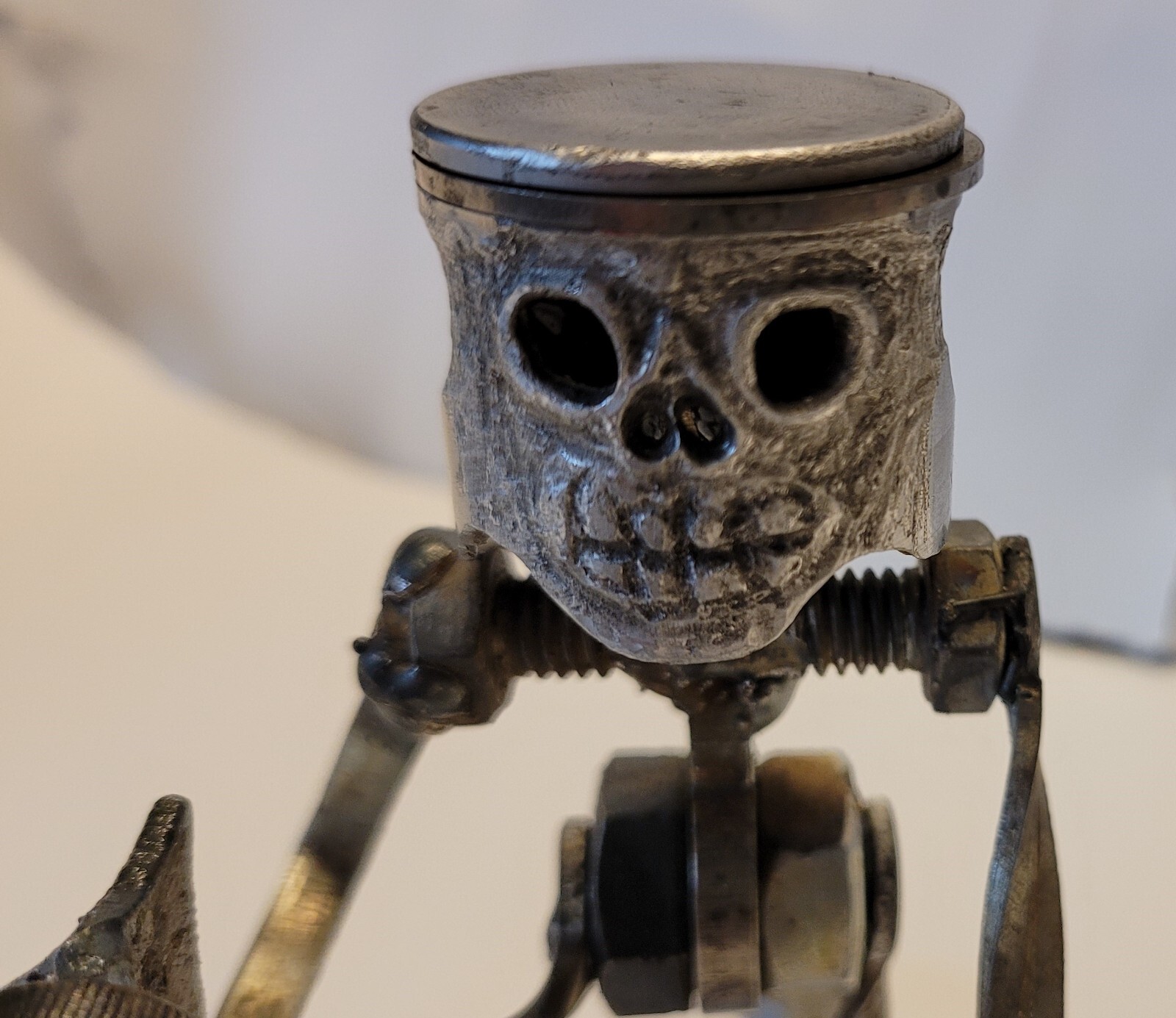 Chaingun Chain Gun Dude made with Piston, Chain, Wrenches, etc. Made ...