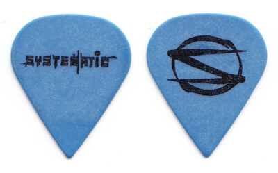 Systematic Tim Narducci Blue/Black Guitar Pick - 2001 OzzFest Tour ...