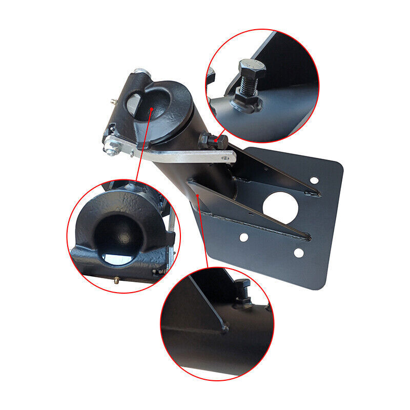 For Camper RV Trailer 12"-17" Fifth (5th) Wheel to Gooseneck Adapter ...