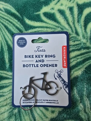 NEW Bike Key Ring & Bottle Opener Stainless Steel Made In Japan ...