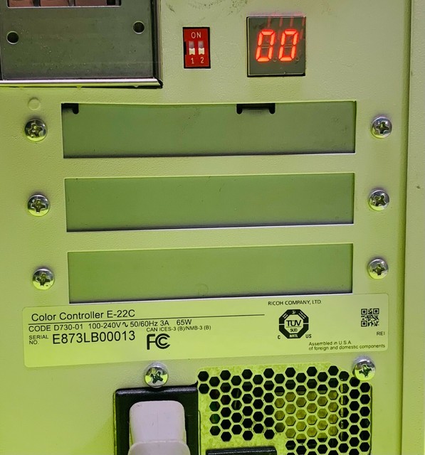 Ricoh Savin Lanier EFI Rip Fiery Color Controller E-22c for MP C3503 ...