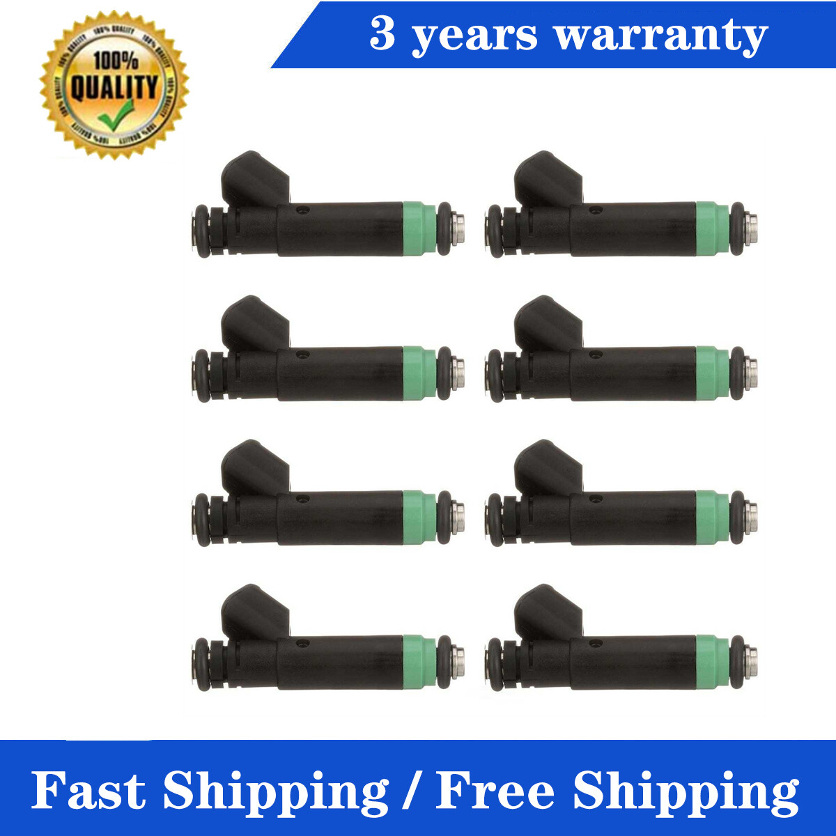 8pcs Fuel Injector FJ475 For 2006 2007 Mitsubishi Raider 4.7L & Jeep ...