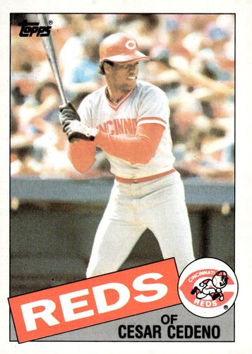 1985 Topps #54 Cesar Cedeno - Cincinnati Reds | eBay