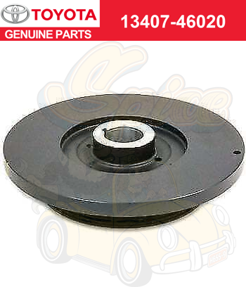 Toyota Genuine SUPRA Crankshaft Harmonic Balancer Pulley 13407-46020 ...