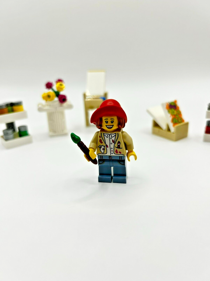 LEGO Painter Artist Minifigure Mini Paint Palette Studio MOC 2025 | eBay