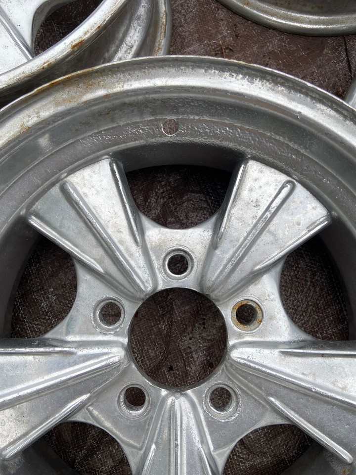 VINTAGE Radir Wheels Radir Rims Muscle Car Rat Rod LOOK 14x6 Chevrolet ...