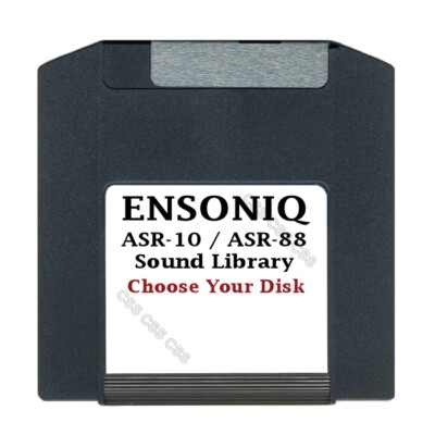 Ensoniq ASR-10 / ASR-88 100MB Zip Disk EN Sound Library Choose Your ...