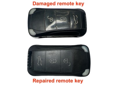 Repair service for Porsche Cayenne 955 957 2 or 3 button remote flip ...