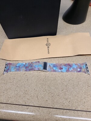 Blue Mosaic Acrylic Wize Band | eBay