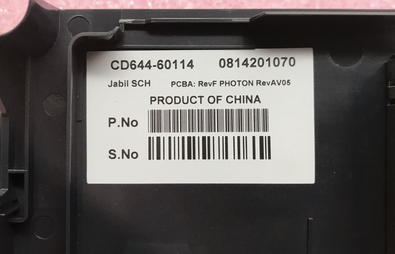 CD644-60114 / CD644-67916 / CD644-60144 CONTROL PANEL TOUCH SCREEN 500 ...