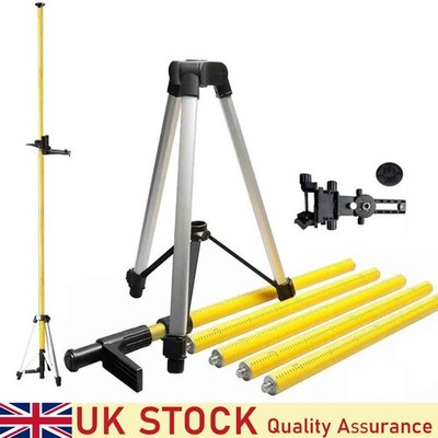 11.8 Ft/3.6m Adjustable Tripod Telescoping Pole For Rotary And Line ...