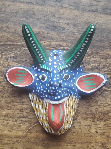 Diablito Devil Mask Clay Pottery Ocumicho Michoacán Mexican Folk Art ...
