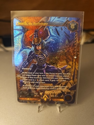 Alpha Clash TCG Clashgrounds Iconic Rare Death, the Endbringer NM AC2 ...