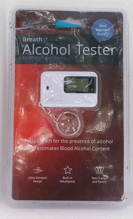 BACtrack Breath Alcohol Tester Keychain Breathalyzer (Model BT-KC20 ...